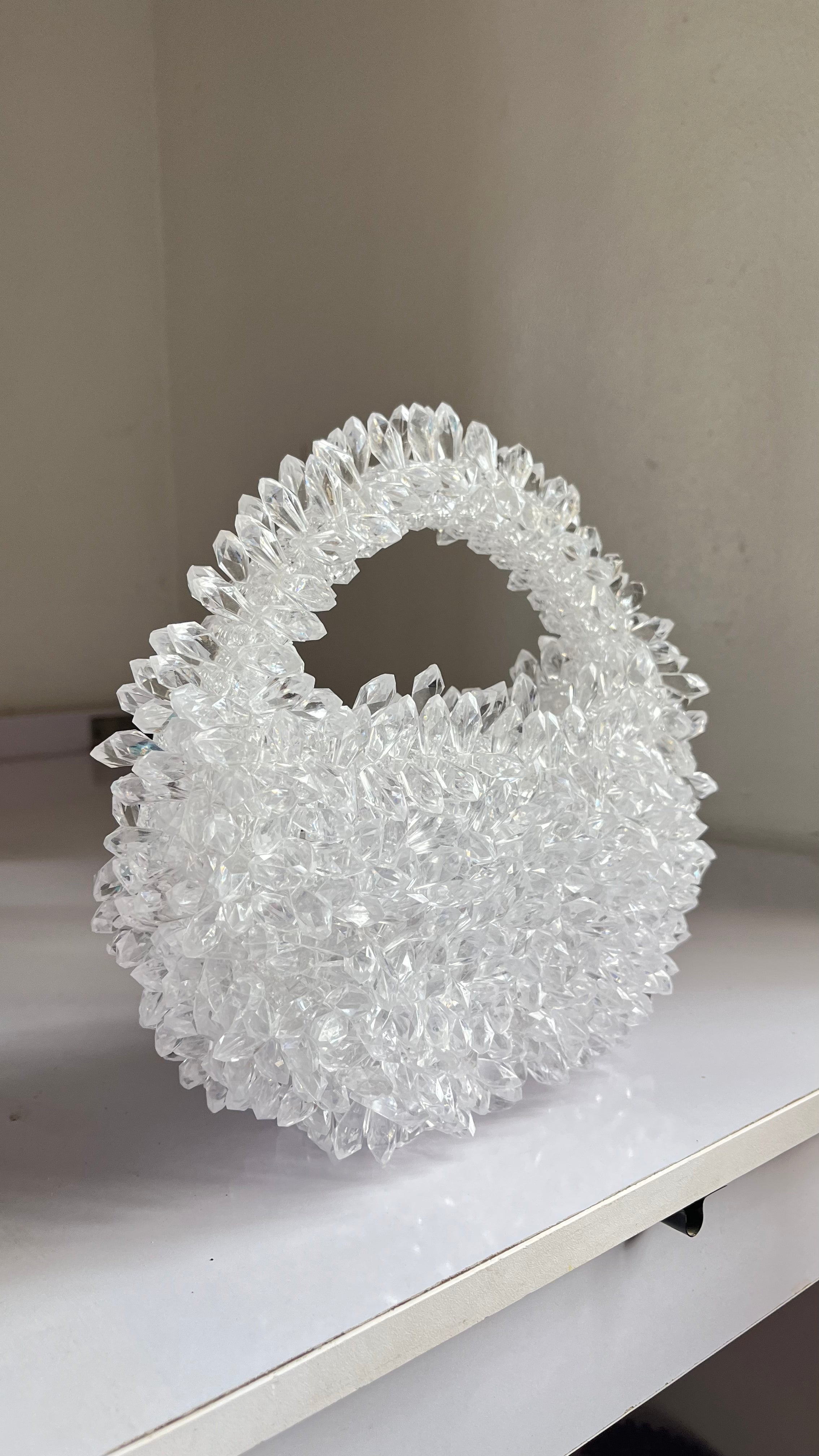 Sunset spiky bag- FROSTY – Merit Beads